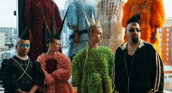 Get The LFW Look: SAM BURNETT’S KMS X VIN + OMI MOHAWK